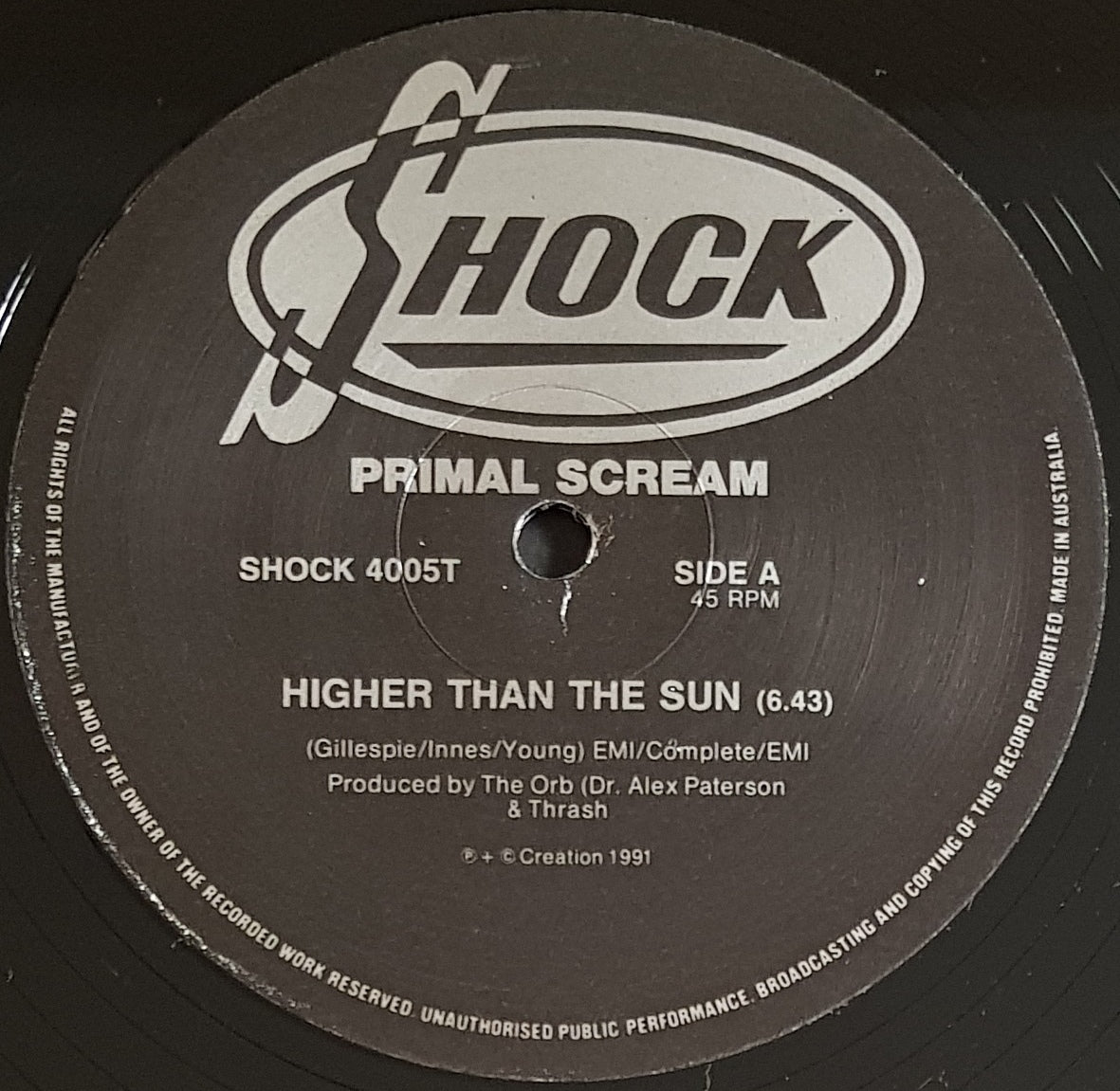 Primal Scream - Higher Than The Sun – Vicious Sloth Collectables
