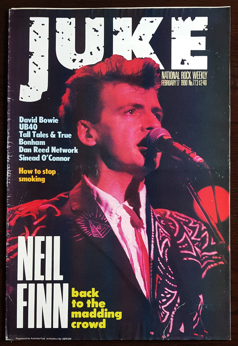 Crowded House (Neil Finn)- Juke February 17, 1990. Issue No.773 ...