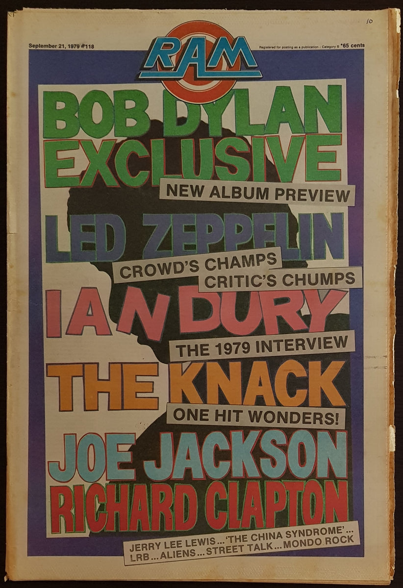 Bob Dylan - RAM September 21, 1979 No.118 – Vicious Sloth Collectables