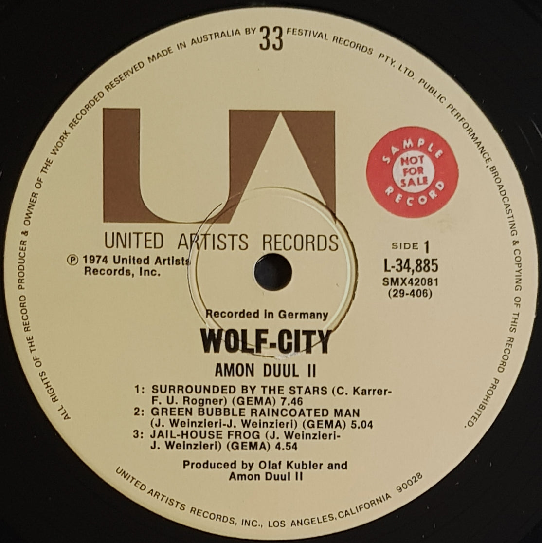 Amon Duul 2 - Wolf City – Vicious Sloth Collectables