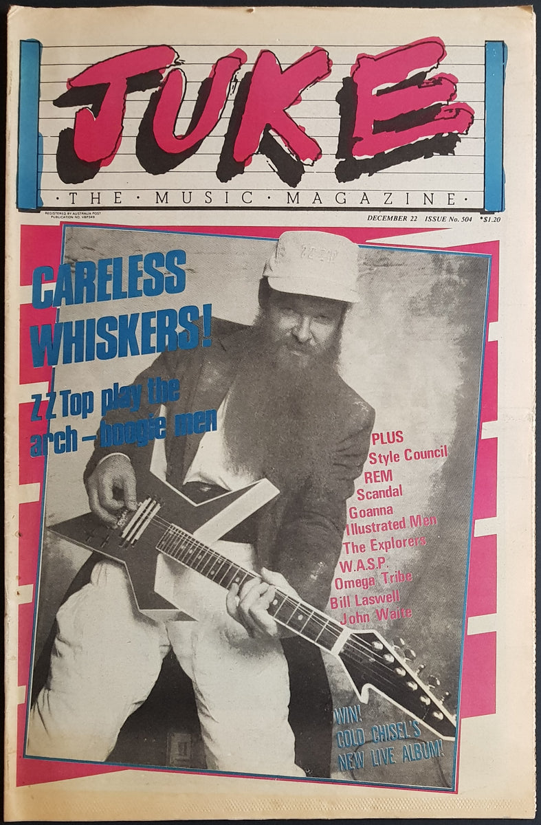 ZZ Top - Juke December 22 1984. Issue No.504 – Vicious Sloth Collectables