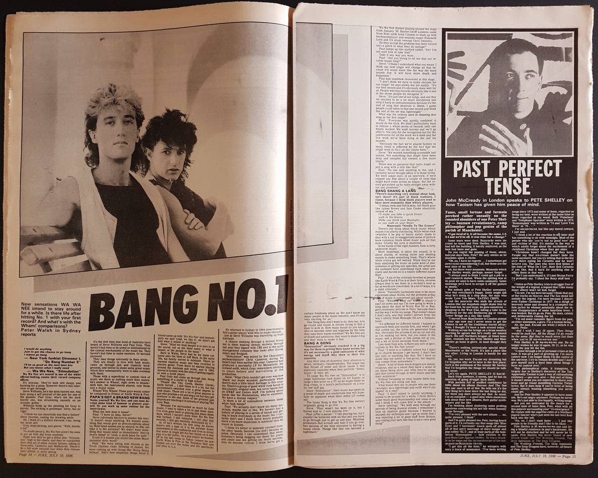 Eurythmics - Juke July 19 1986. Issue No.586 – Vicious Sloth Collectables