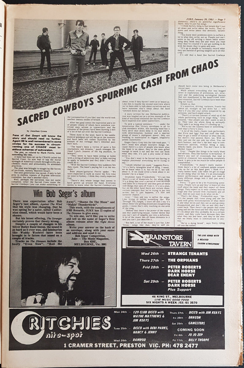 Young, Neil - Juke January 29 1983. Issue No.405 – Vicious Sloth ...