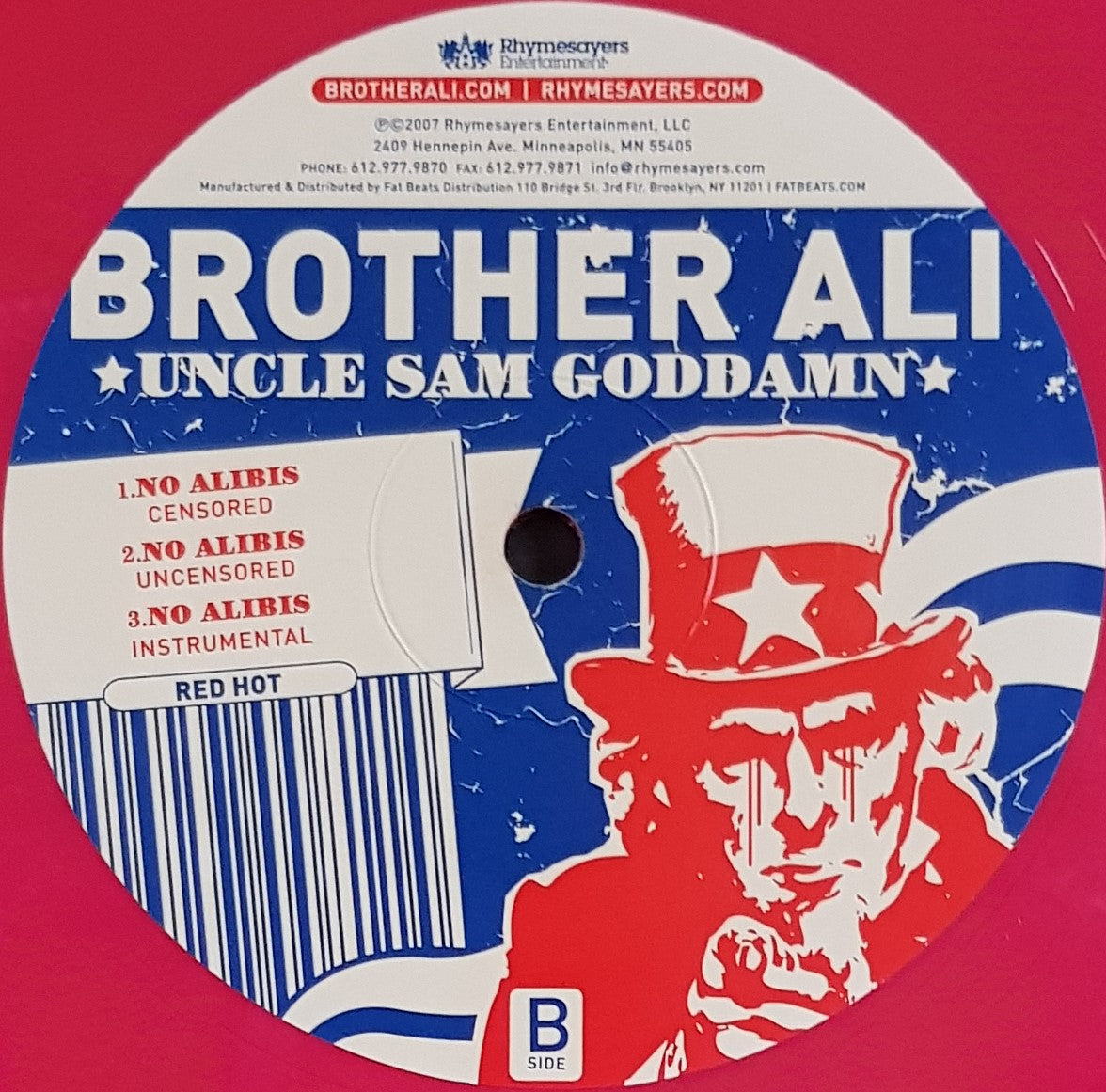 Brother Ali - Uncle Sam Goddamn – Vicious Sloth Collectables