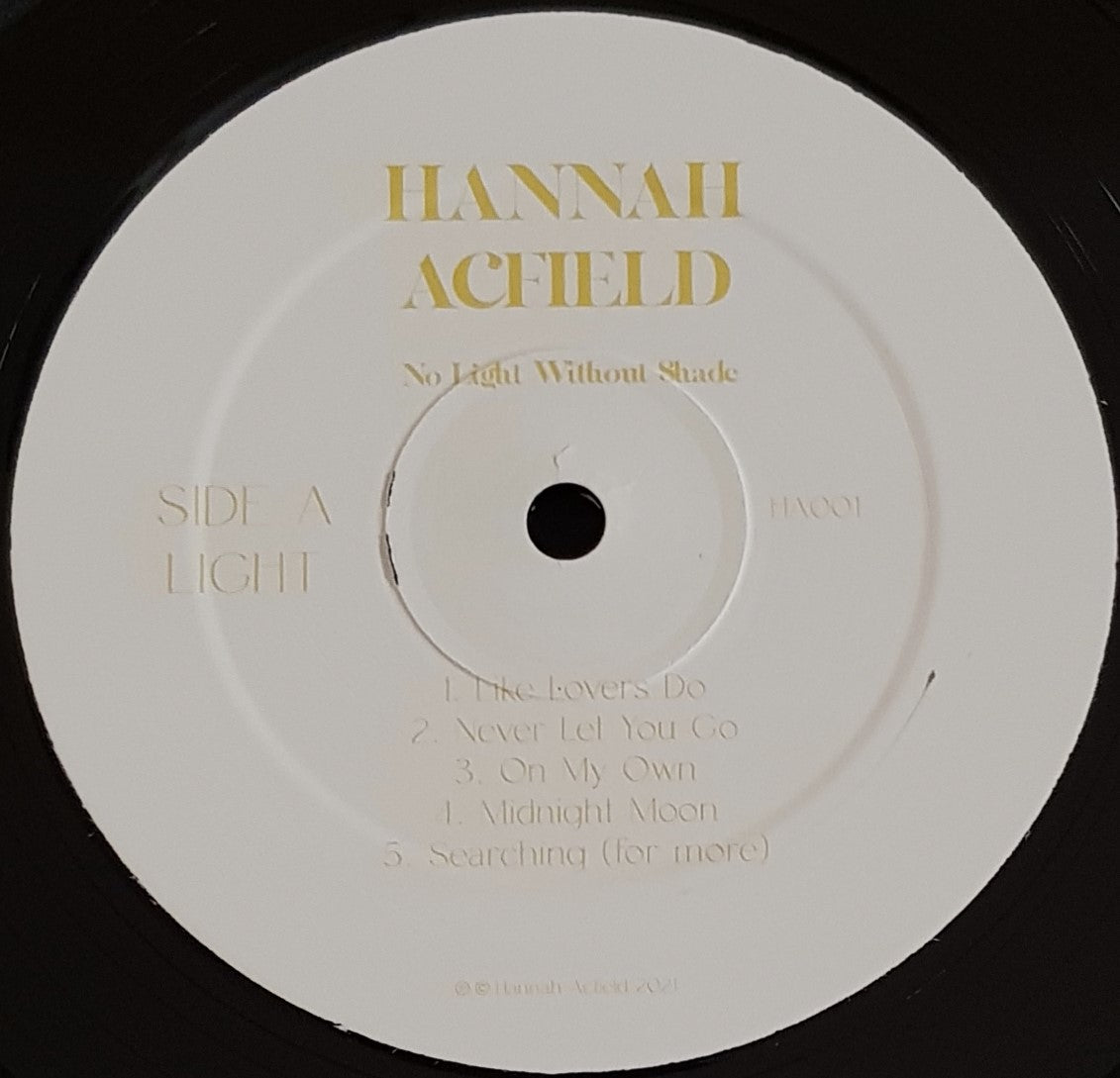 Hannah Acfield - No Light Without Shade – Vicious Sloth Collectables