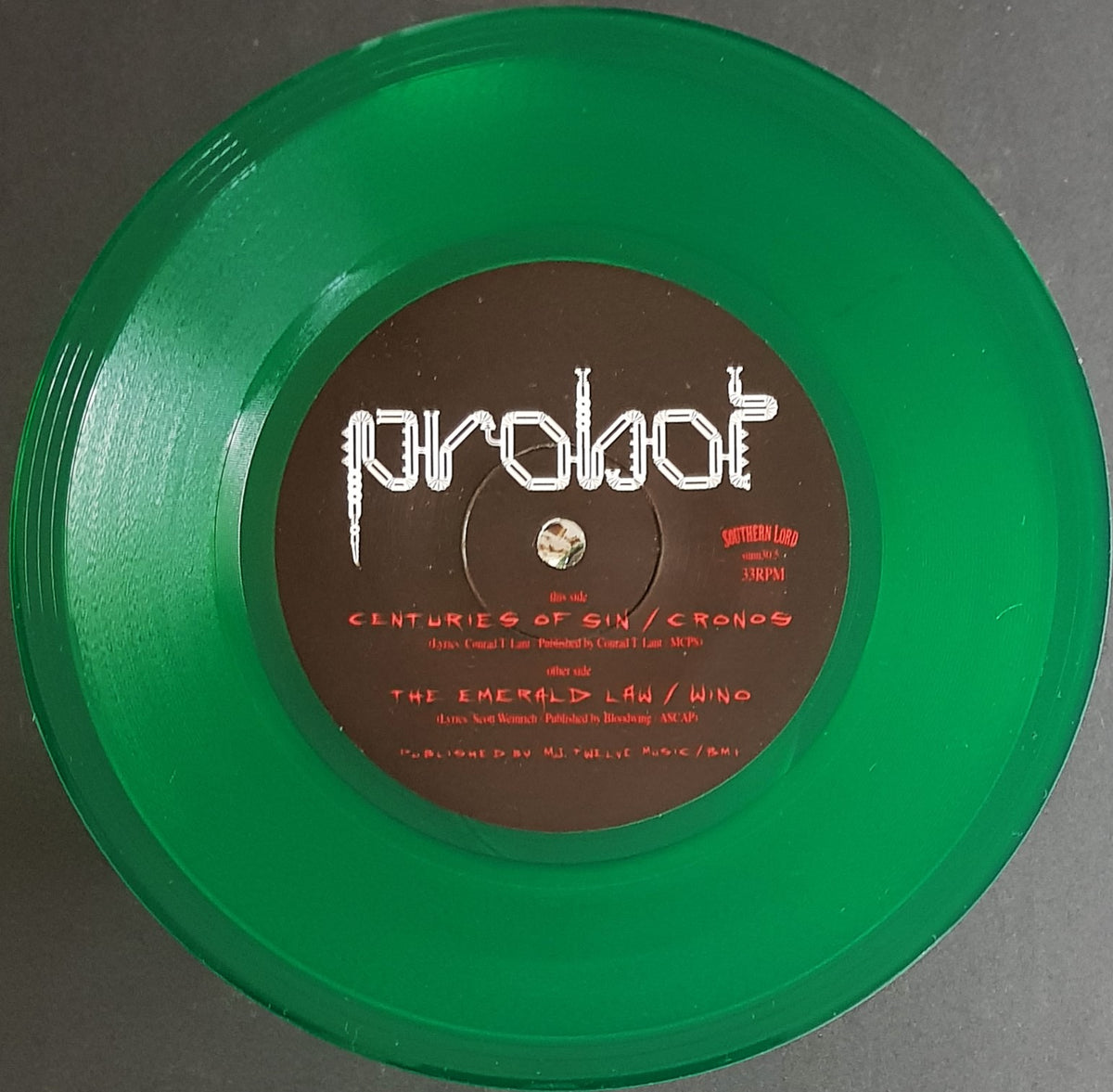 Probot - Centuries Of Sin - Green Vinyl – Vicious Sloth Collectables
