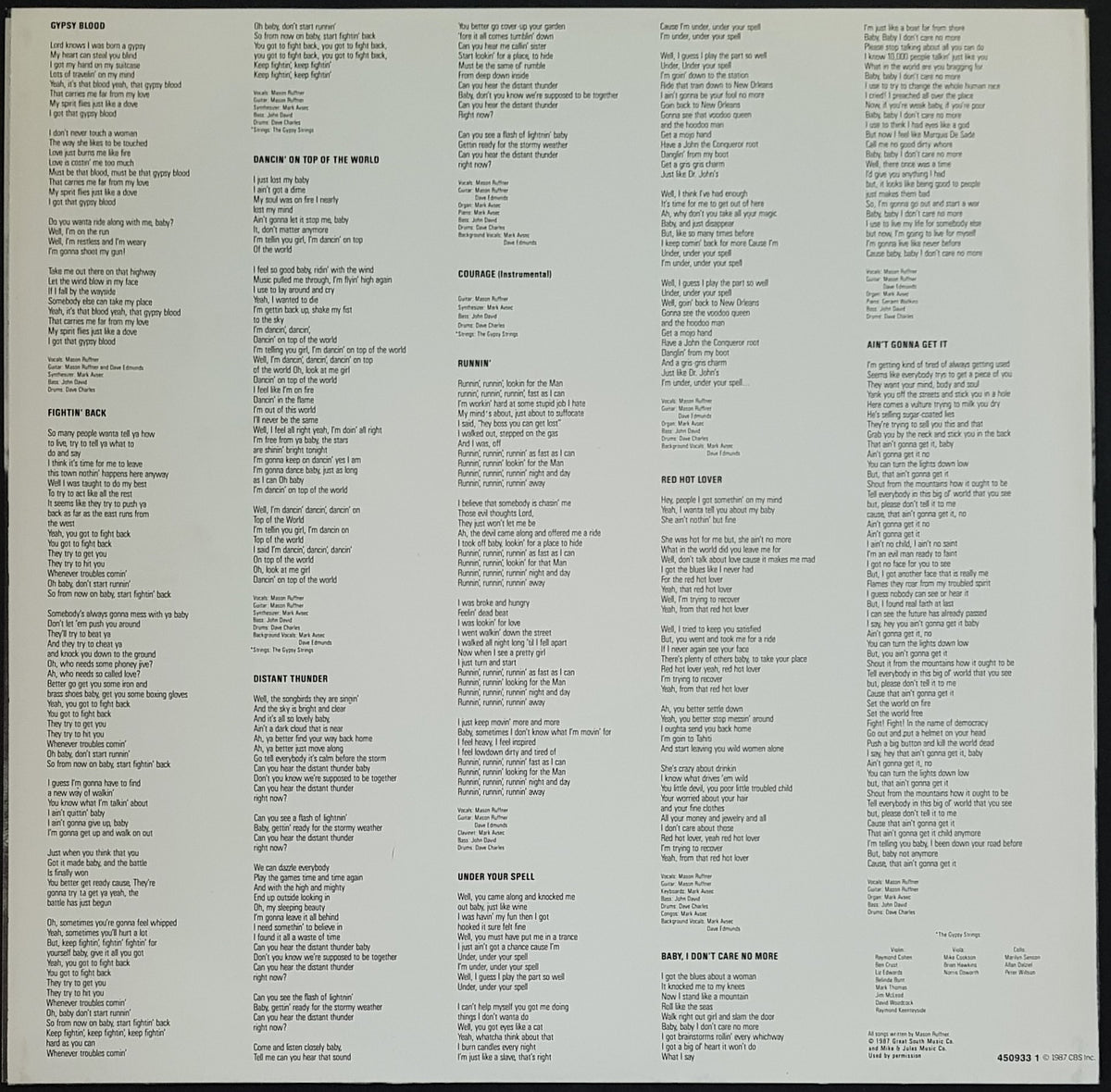 Ruffner, Mason - Gypsy Blood – Vicious Sloth Collectables