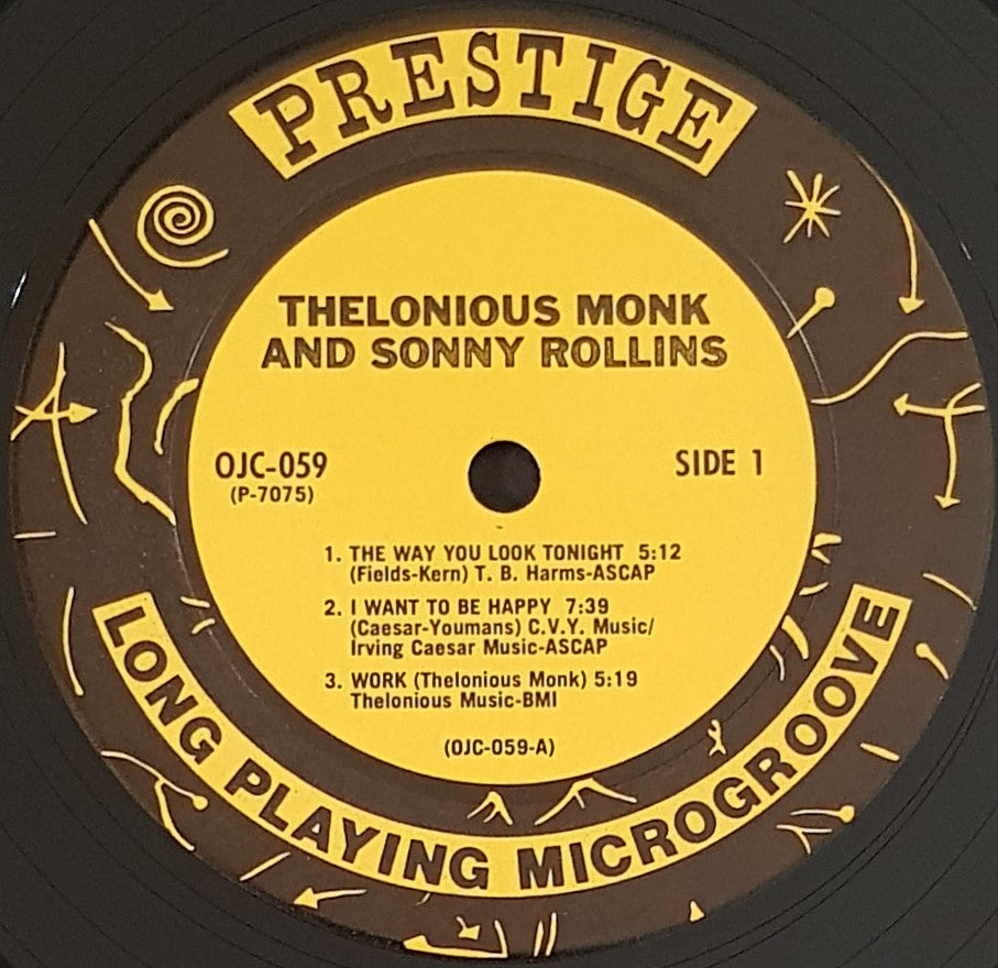 Thelonious Monk - Thelonious Monk / Sonny Rollins – Vicious Sloth ...