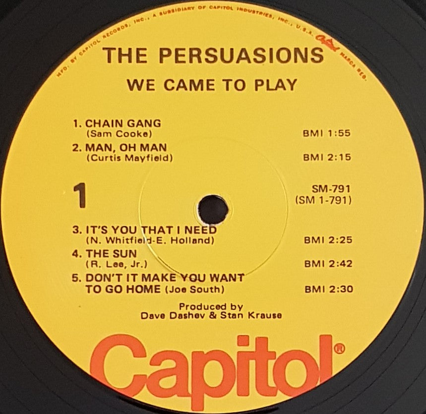 Persuasions - We Came To Play – Vicious Sloth Collectables