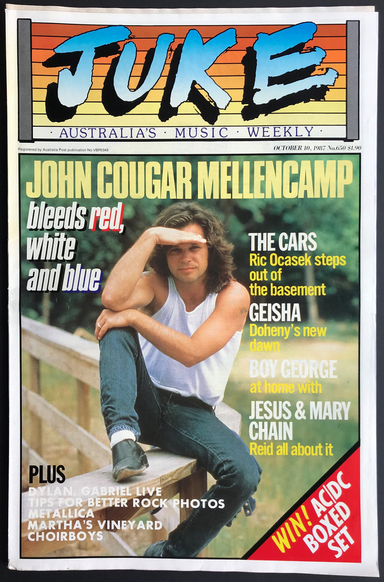 John Mellencamp - Juke October 10 1987. Issue No.650 – Vicious Sloth ...