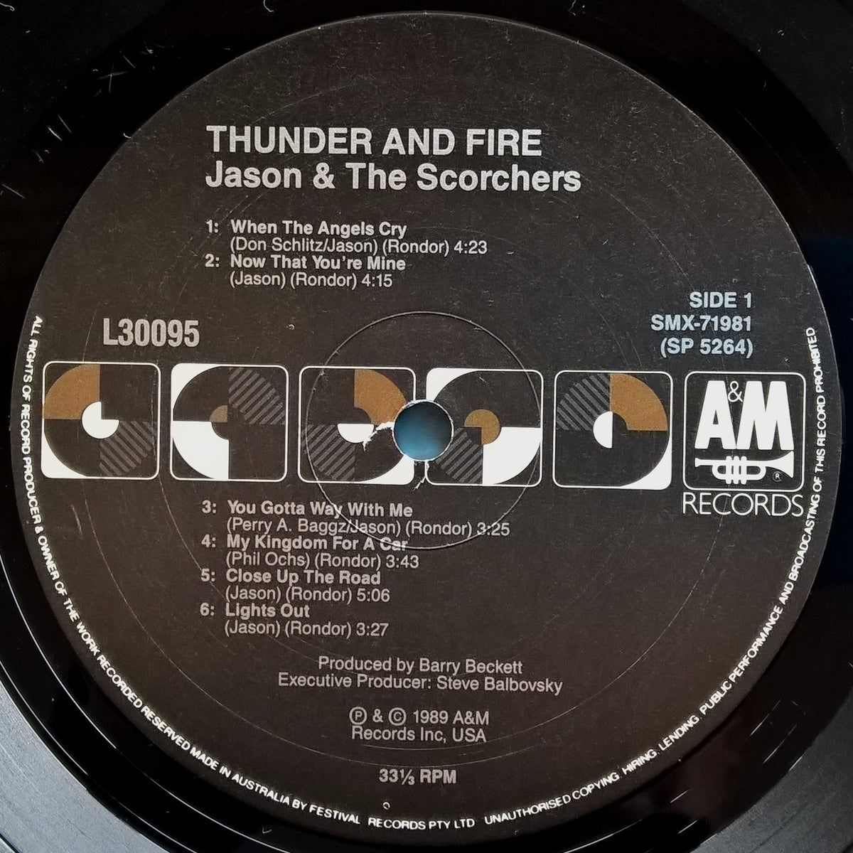 Jason & The Scorchers - Thunder And Fire – Vicious Sloth Collectables